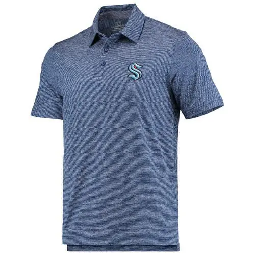 Vineyard Vines Deep Sea Blue Seattle Kraken Destin Stripe Polo - Navy