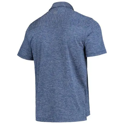 Vineyard Vines Deep Sea Blue Seattle Kraken Destin Stripe Polo - Navy