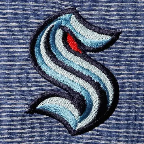 Vineyard Vines Deep Sea Blue Seattle Kraken Destin Stripe Polo - Navy