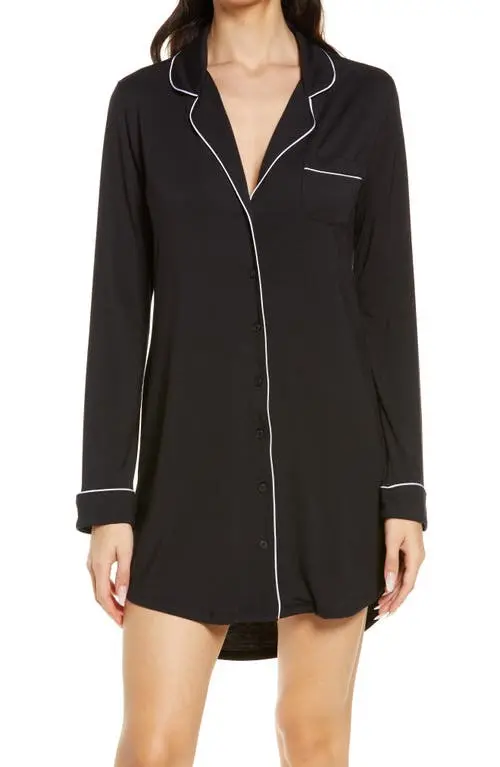 Nordstrom Moonlight Eco Nightshirt - Black