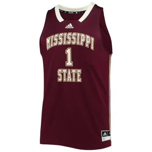Adidas 1 Mississippi State Bulldogs Reverse Retro Jersey