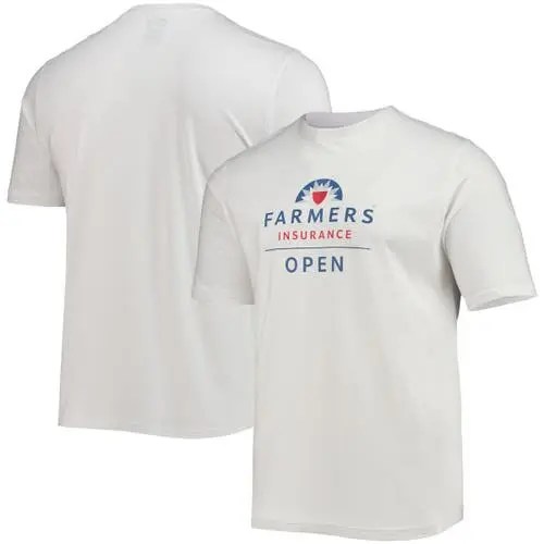 AHEAD Farmers Insurance Open Pembroke Dress T-shirt - White