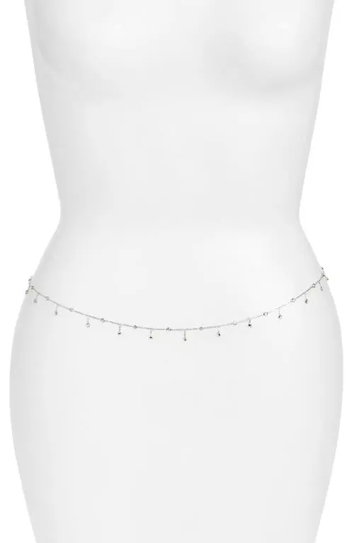 SHYMI Cubic Zirconia Belly Chain - Silver