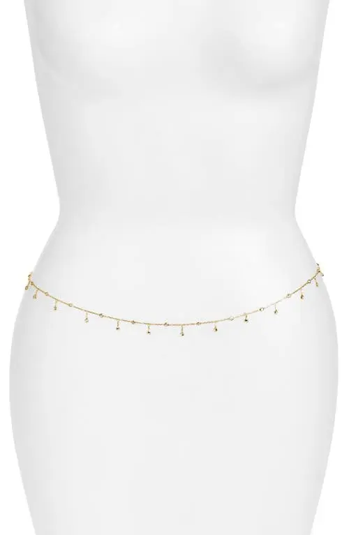 SHYMI Cubic Zirconia Belly Chain - Silver