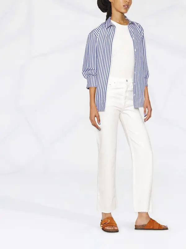 TOTEME Cropped Straight-leg Jeans