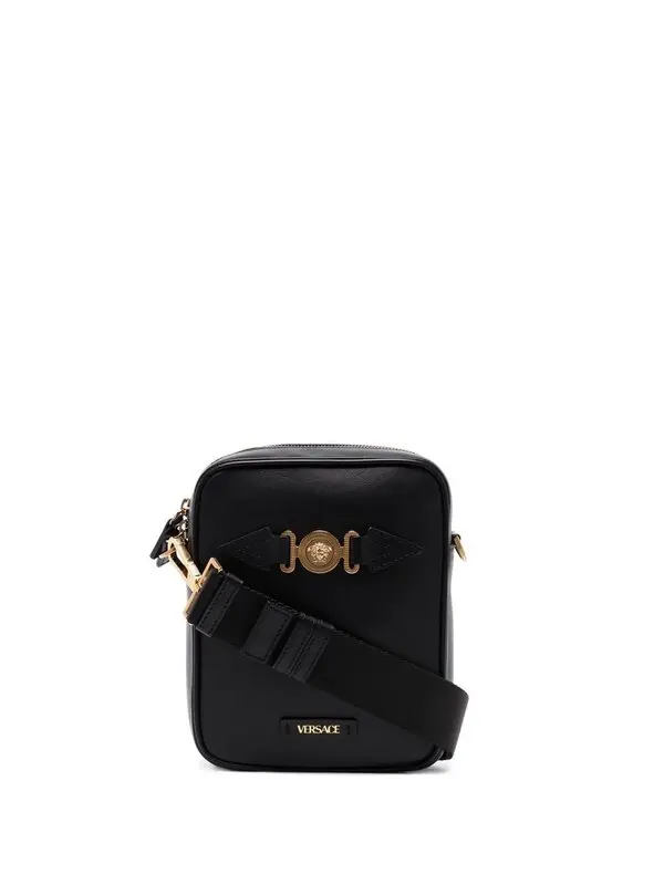 Versace Medusa Biggie Crossbody Bag - Black