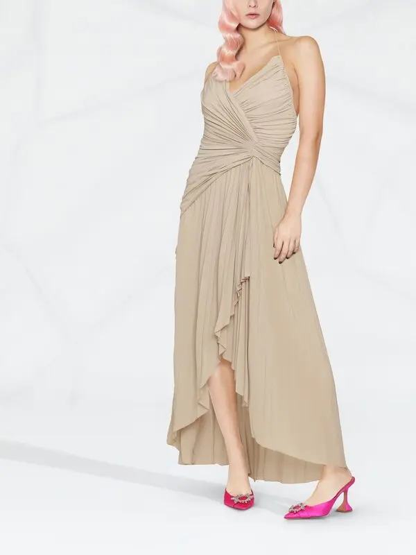 Alexandre Vauthier Draped Asymmetric Gown - Neutrals
