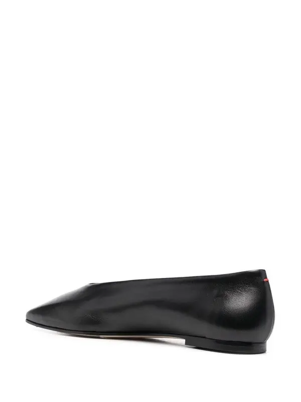 AeydĒ Betty Pointed Ballerina Shoes - Black