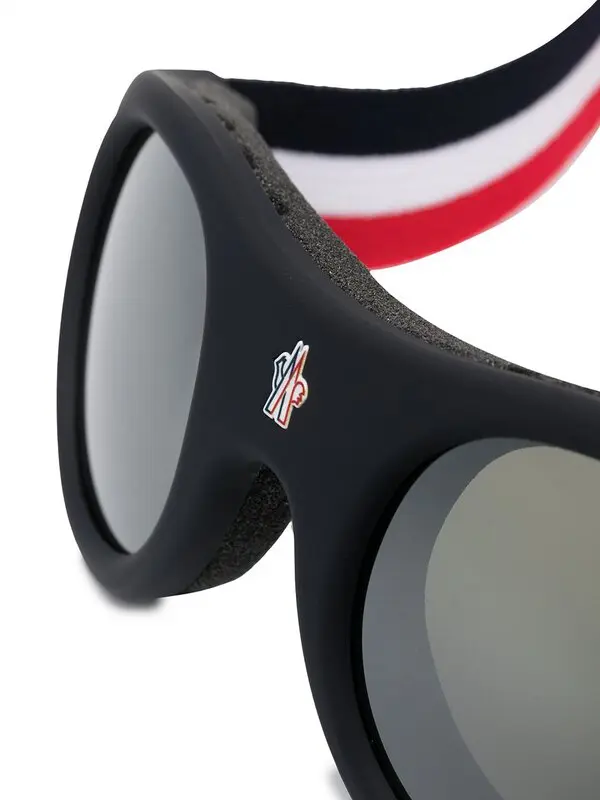 Moncler Round Goggle Sunglasses