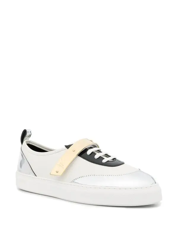 GIUSEPPE ZANOTTI Strap-detail Low-top Sneakers