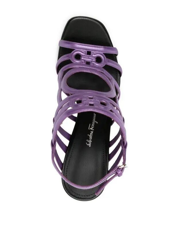 FERRAGAMO Mirrored-heel Sandals