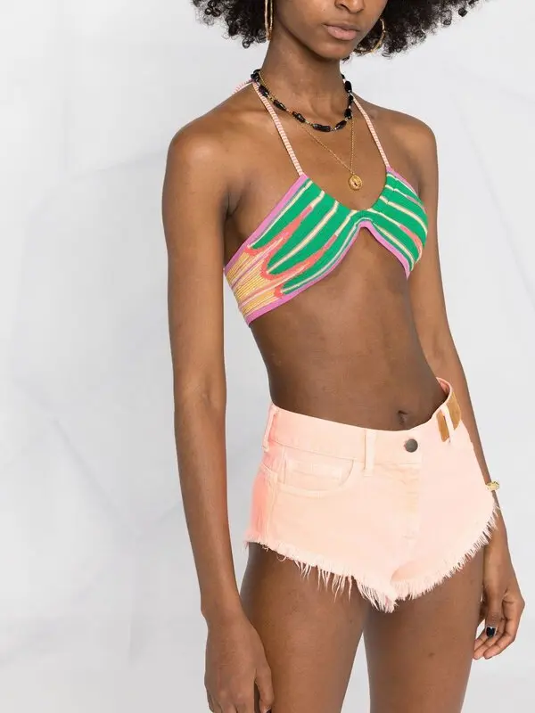 Palm Angels Denim Hot Pants