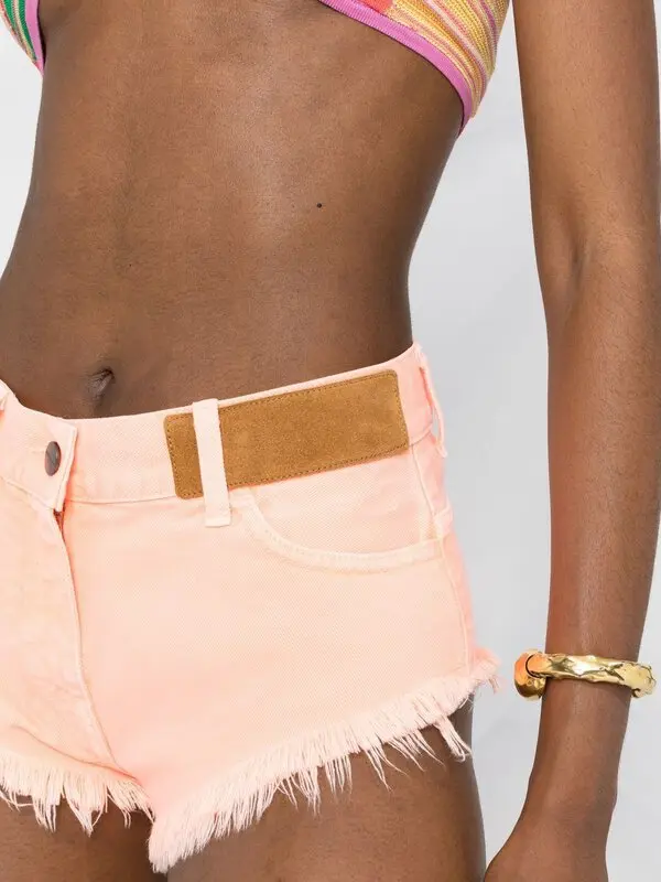Palm Angels Denim Hot Pants