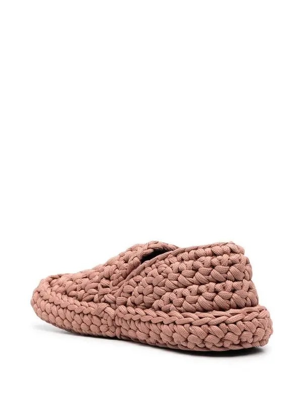 N°21 Knitted Slip-on Sneakers - Neutrals