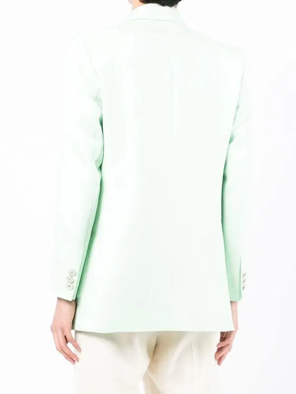 Casablanca Memphis Pinstripe Single Breasted Rib Blazer