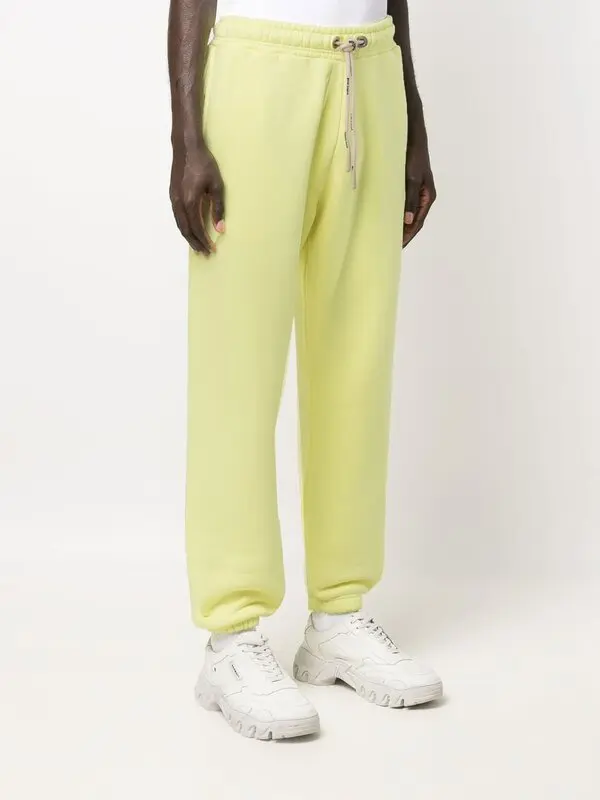 Palm Angels Logo-print Track Pants - Yellow