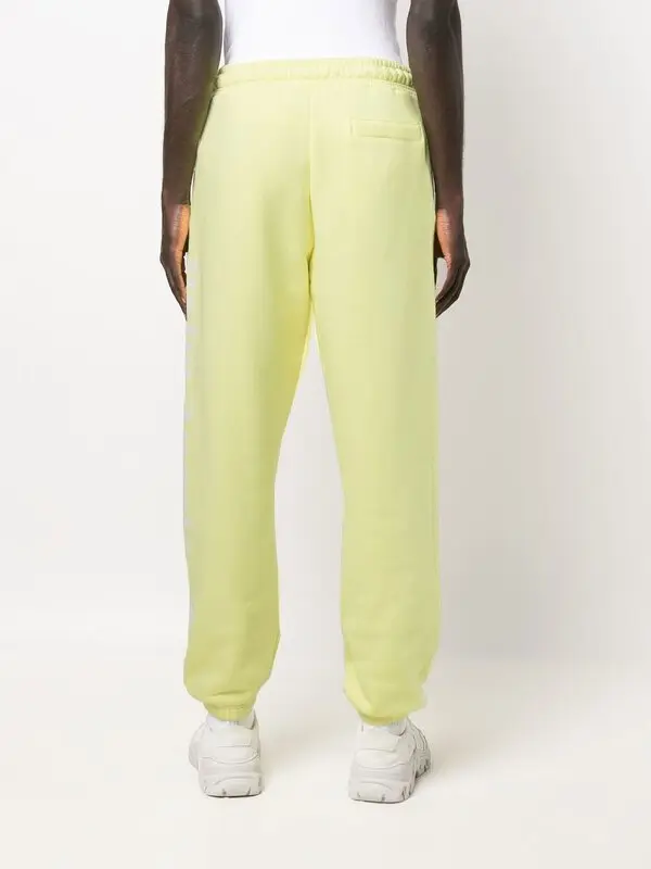 Palm Angels Logo-print Track Pants - Yellow