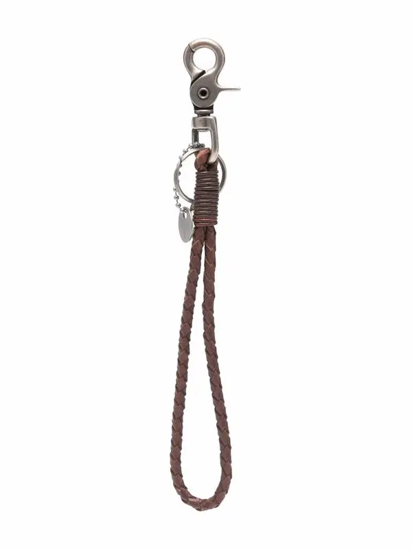 Ralph Lauren Braided Key Clip - Brown