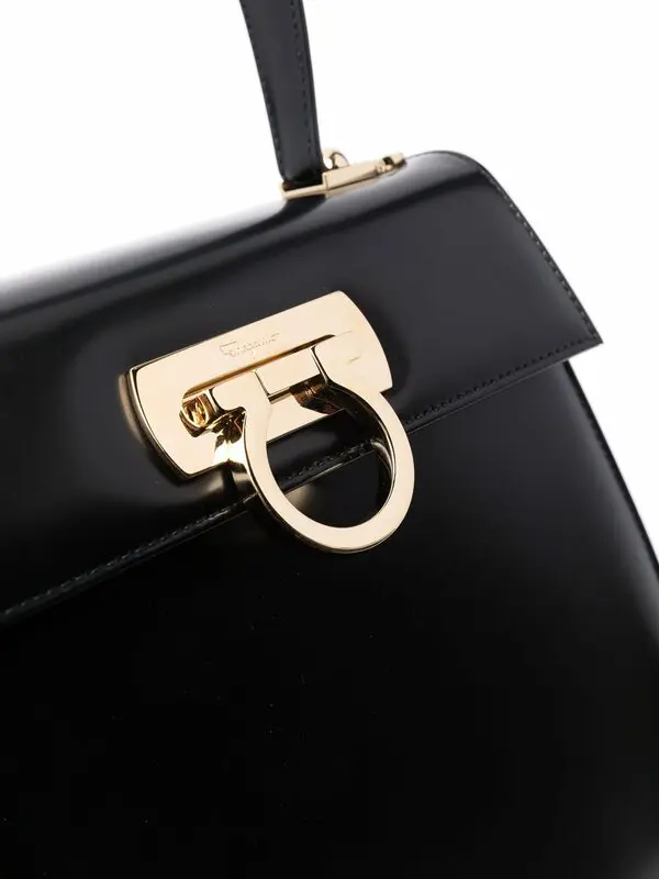FERRAGAMO Gancini Leather Handbag