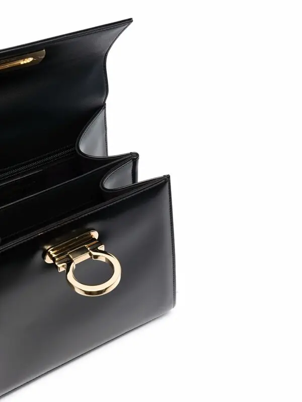 FERRAGAMO Gancini Leather Handbag
