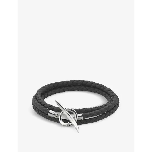 SHAUN LEANE And Leather Wrap Bracelet - Sterling Silver