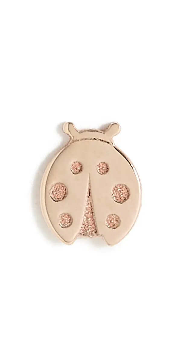 Zoe Chicco 14k Ladybug Stud Earring