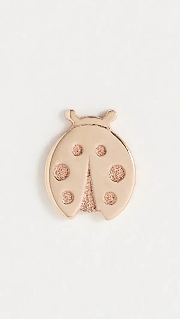 Zoe Chicco 14k Ladybug Stud Earring