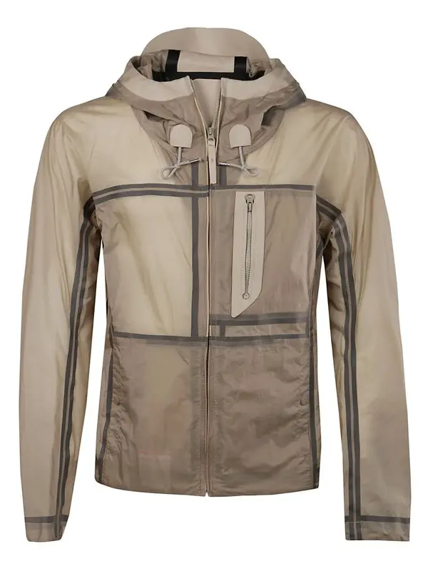 TEN C Wind Combo Bonded Shirt Jacket