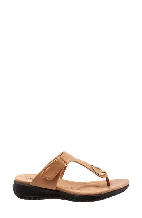 Softwalk Talara Leather Sandal - Tan