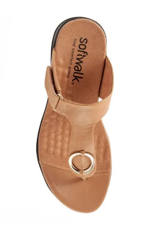 Softwalk Talara Leather Sandal - Tan