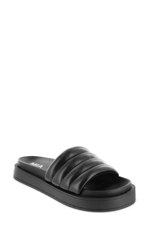 Mia Annaleese Slide Sandal - Black