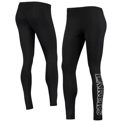 G-III SPORTS BY CARL BANKS Los Angeles Lakers Stadium Leggings - Black
