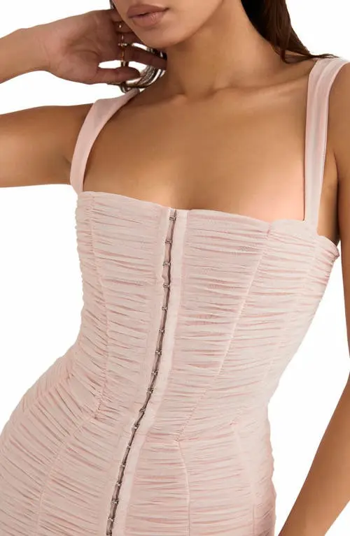 House Of Cb Ruched Mini Dress
