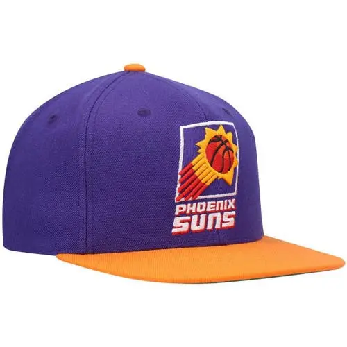 Mitchell & Ness Orange Phoenix Suns Hardwood Classics Team Two-tone 2.0 Snapback Hat