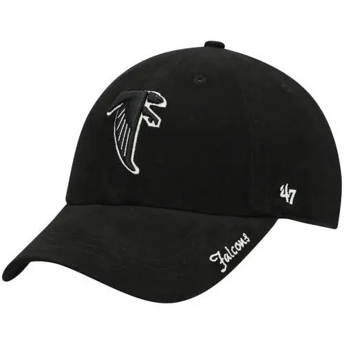 '47 Atlanta Falcons Miata Clean Up Legacy Adjustable Cap - Black
