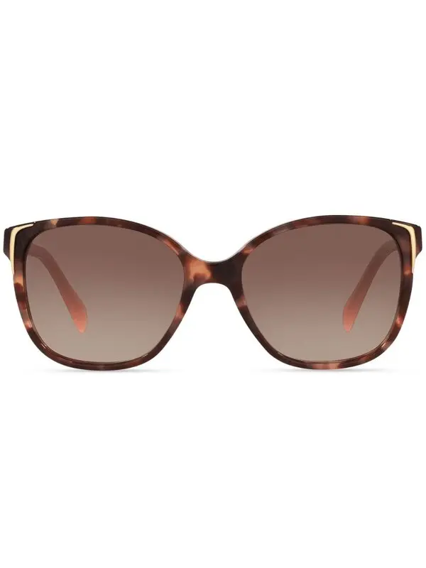 Prada Square-frame Sunglasses - Brown
