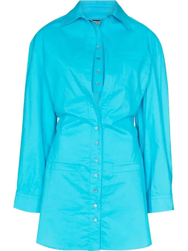 Jacquemus Baunhilha Layered Shirt Dress