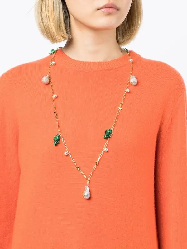 ESHVI Cactus Charm Necklace