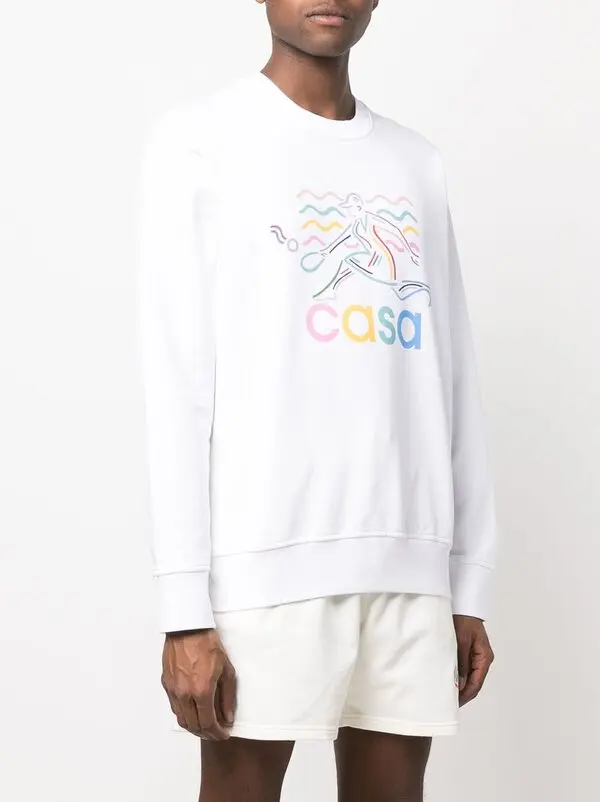 Casablanca Logo-print Organic Cotton Sweatshirt