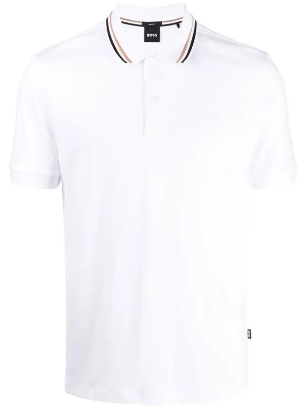 BOSS Short-sleeve Polo Shirt - White