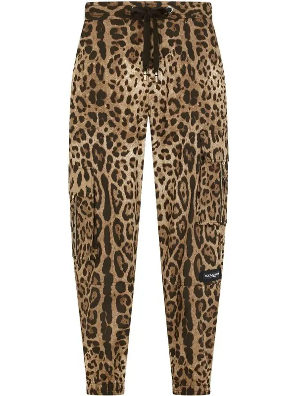 Dolce & Gabbana Leopard-print Track Pants