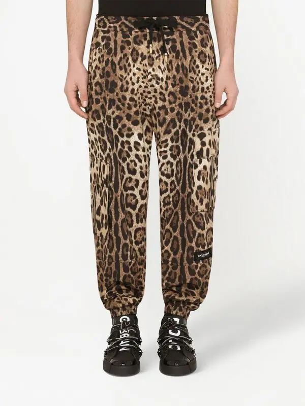 Dolce & Gabbana Leopard-print Track Pants