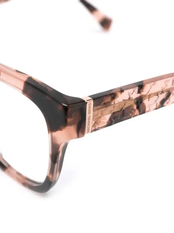 Michael Kors Tortoiseshell Square-frame Glasses