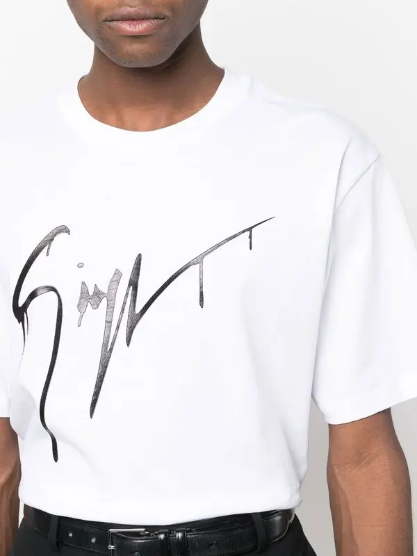GIUSEPPE ZANOTTI Graphic-print Cotton T-shirt