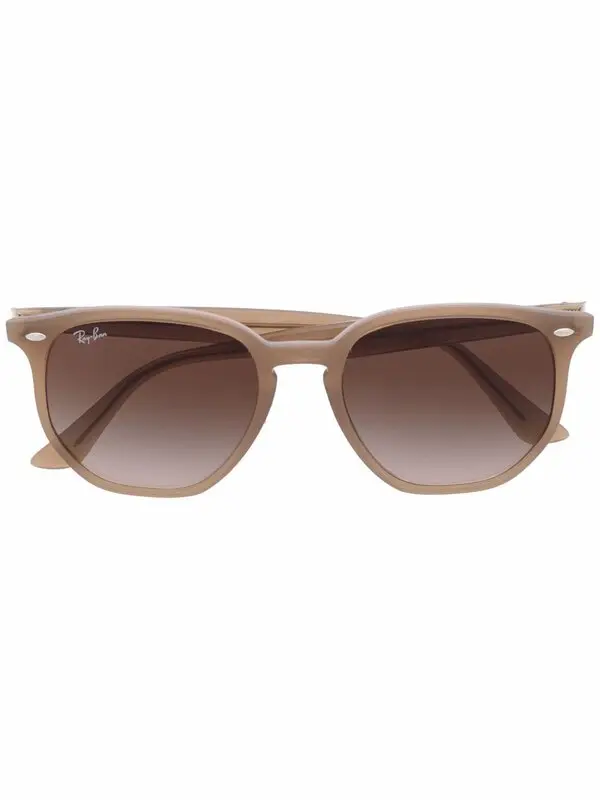 Ray-ban Tinted Round-frame Sunglasses - Brown