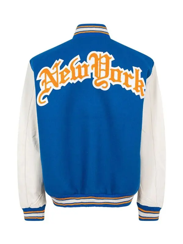 JEFF HAMILTON X New York Knicks Bomber Jacket - White