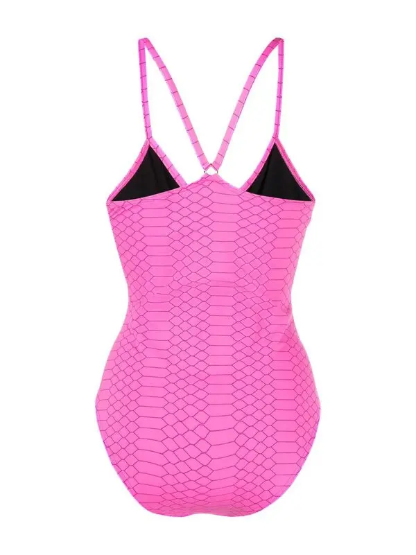 Zadig&Voltaire Snake-print Cut-out Swimsuit
