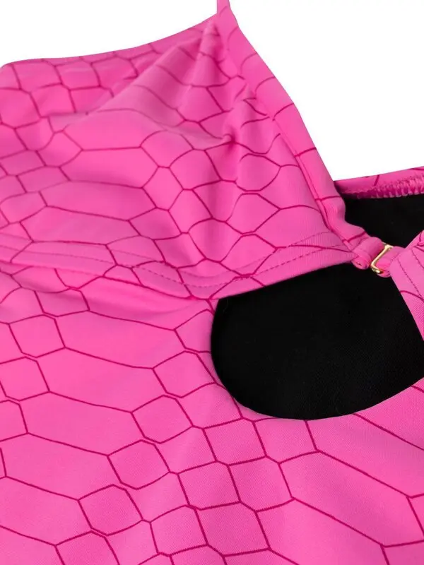 Zadig&Voltaire Snake-print Cut-out Swimsuit