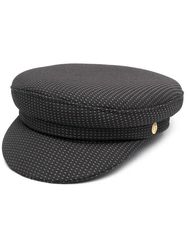 MANOKHI Micro-dot Cap - Black