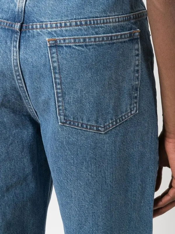 A.p.c. High-rise Straight Leg Jeans - Blue